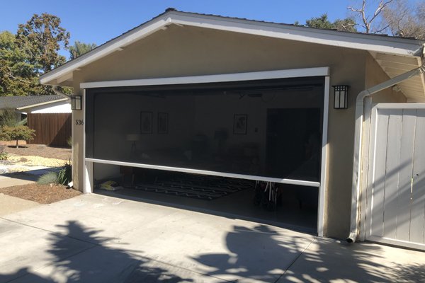 Garage Door Screen | HIS ClearView Retractable Screen Doors San Diego
